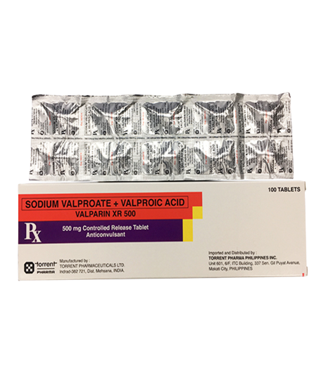 VALPARIN XR 500 Sodium Valproate / Valproic Acid 500mg Controlled ...